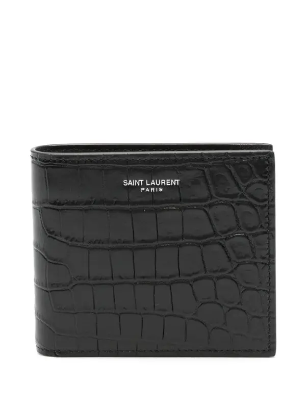 Saint Laurent East/west Wallet - Black