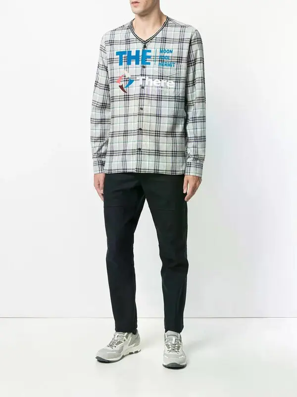 LANVIN Printed Checked Shirt