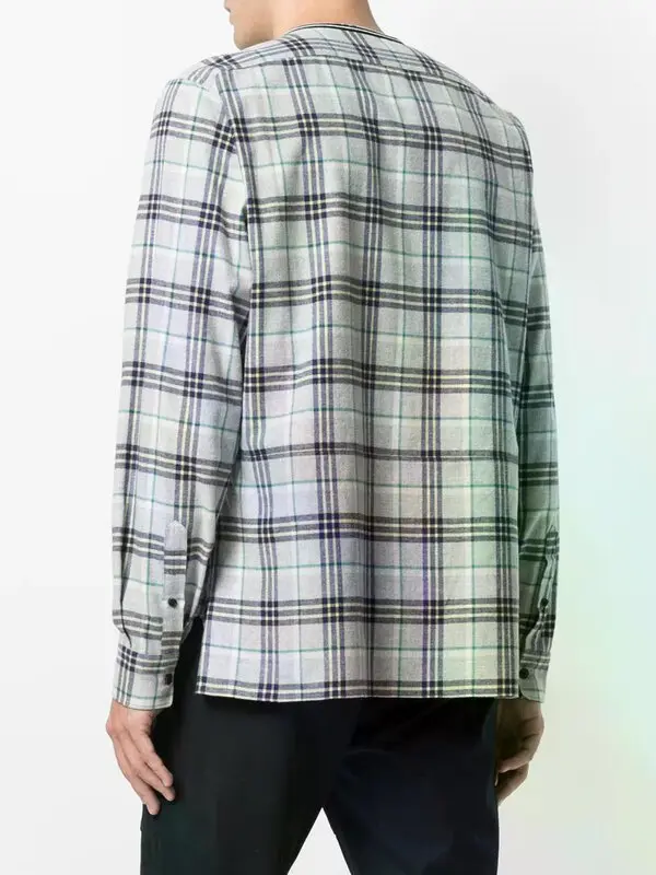 LANVIN Printed Checked Shirt
