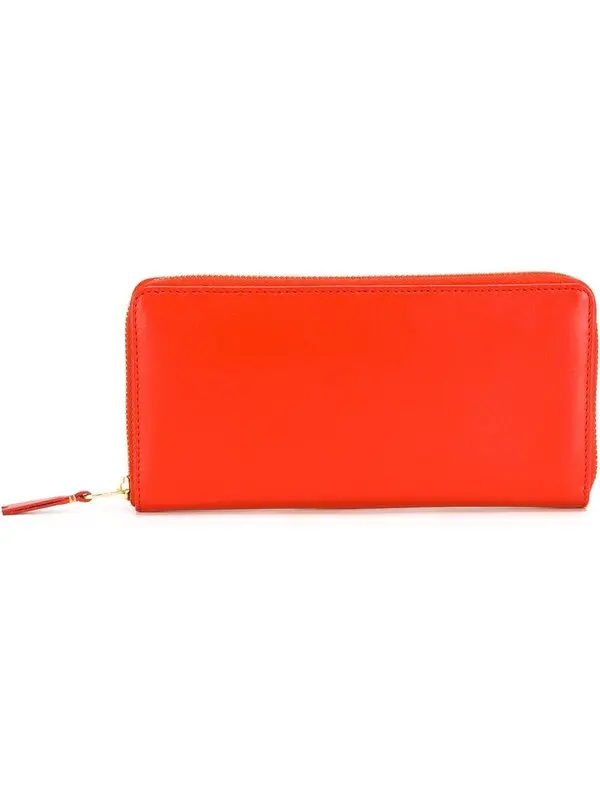 Comme Des Garçons Zip-around Leather Wallet - Yellow