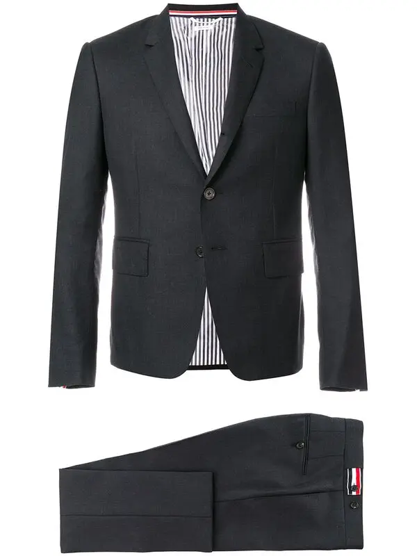 Thom Browne Super 120s Twill Suit With Tie