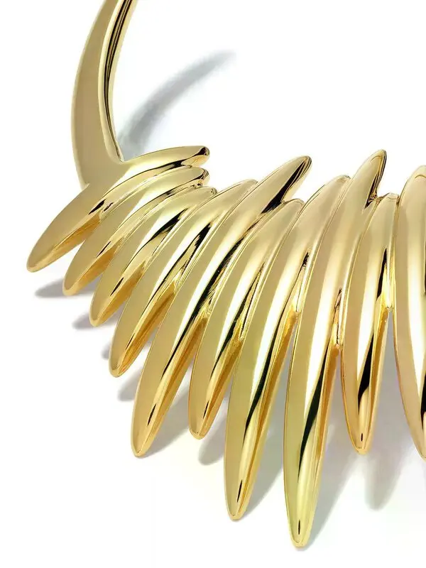 SHAUN LEANE Quill Hoop Earrings - Gold