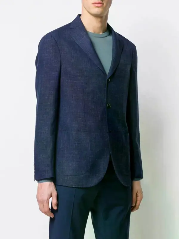 BARBA NAPOLI Jimmy Blazer Jacket - Blue