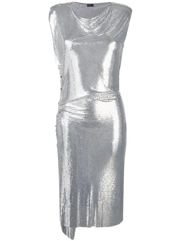Rabanne Draped Midi Dress