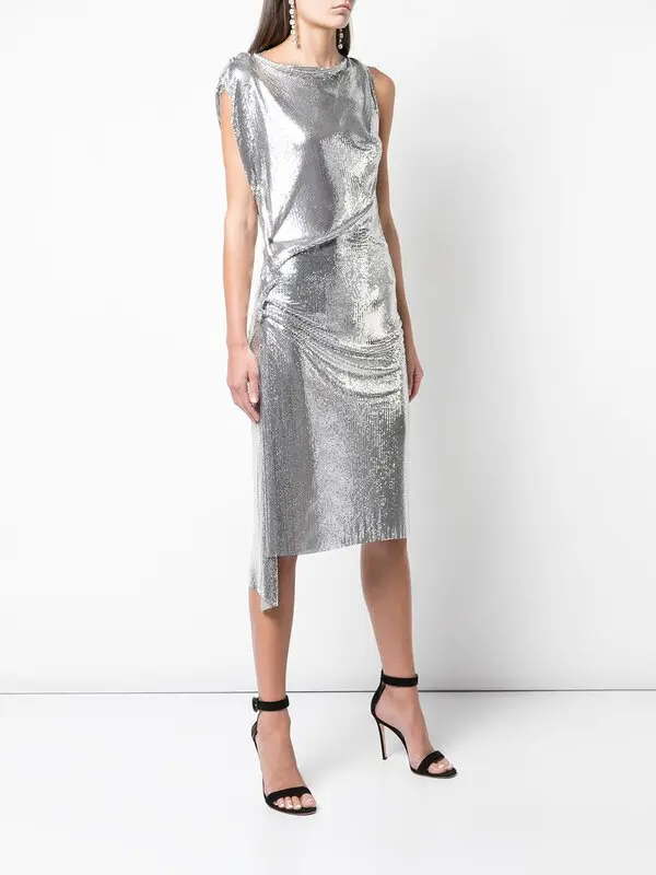 Rabanne Draped Midi Dress