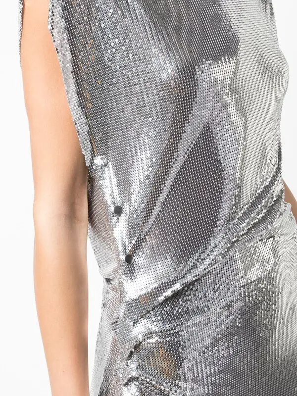 Rabanne Draped Midi Dress