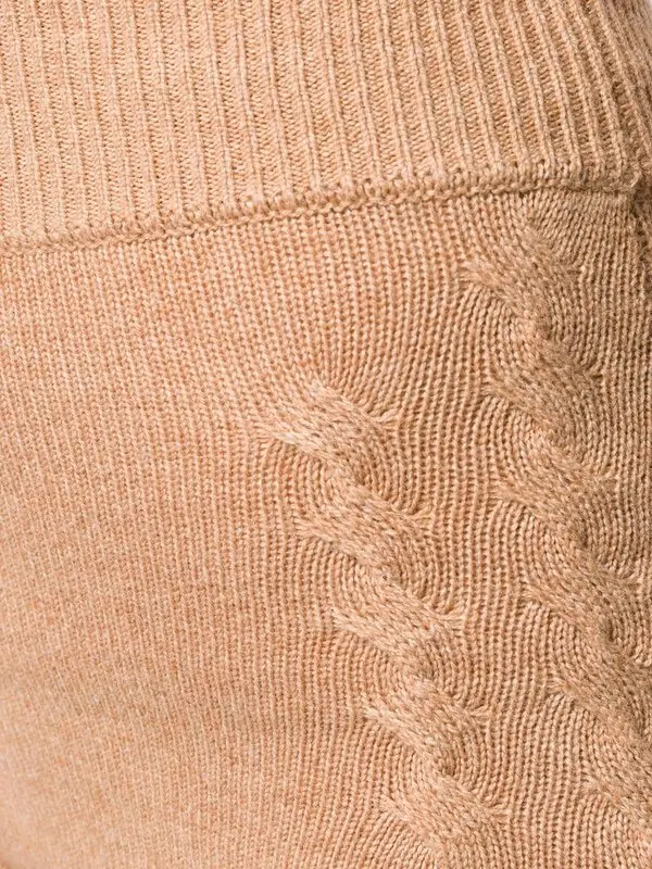 Cashmere In Love Ribbed Mimie Shorts - Neutrals