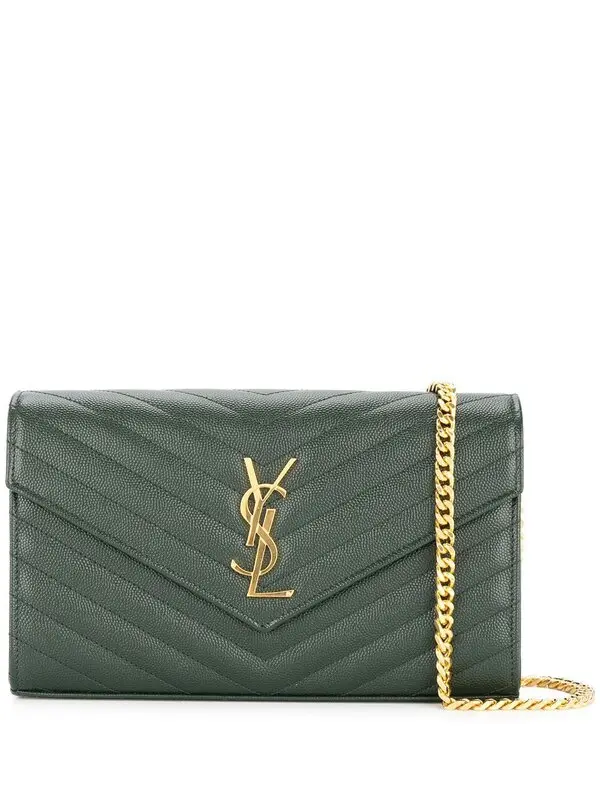 Saint Laurent Monogram Chain Clutch