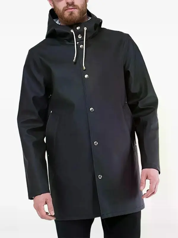 Stutterheim Stockholm Hooded Jacket - Black