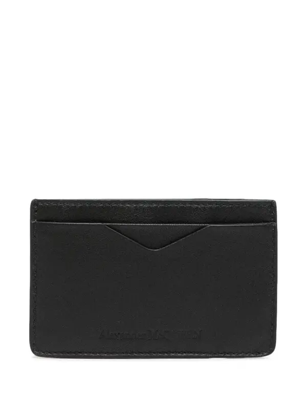 Alexander McQueen Ribcage Embossed Cardholder