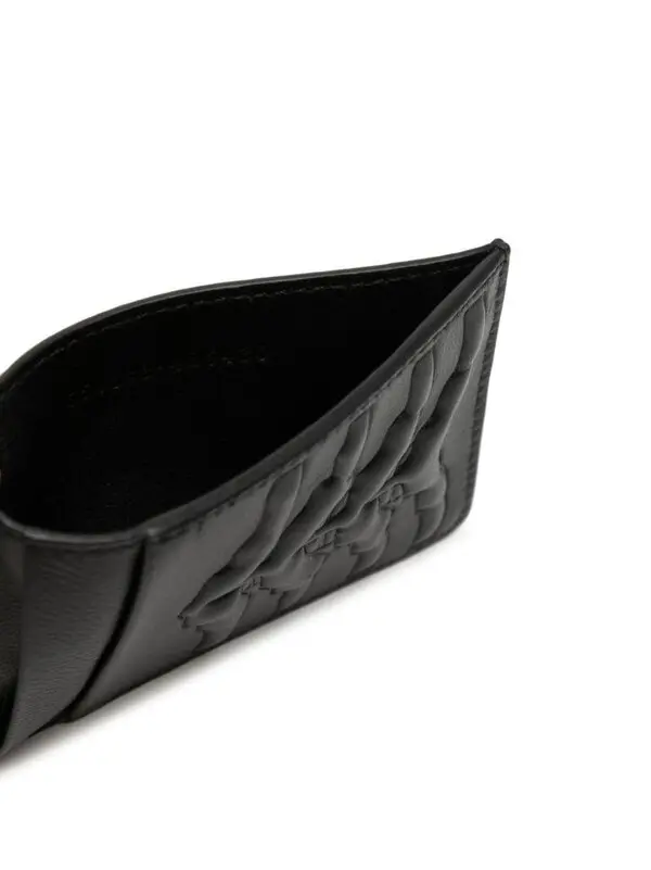 Alexander McQueen Ribcage Embossed Cardholder