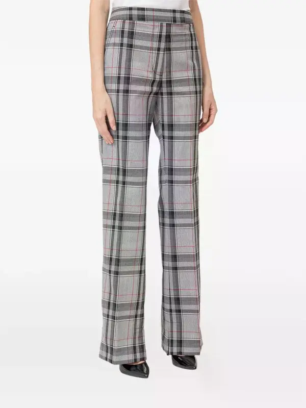 3.1 Phillip Lim Straight Leg Plaid Pant - Blue