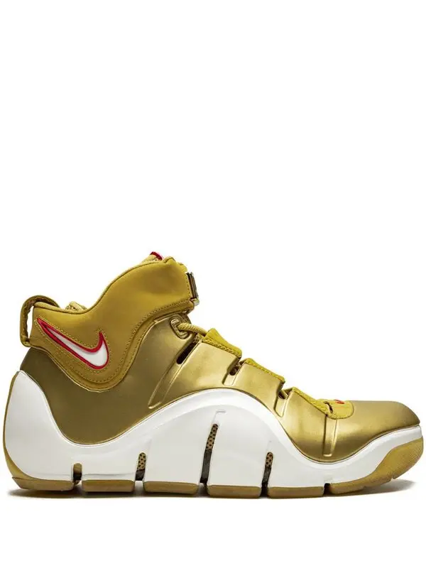 Nike Zoom Lebron 4 Nba All Star Sneakers - Gold | Editorialist display picture 3
