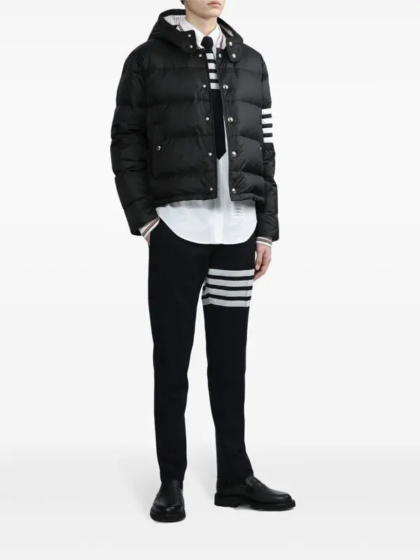 Thom Browne 4-bar Hooded Puffer Jacket