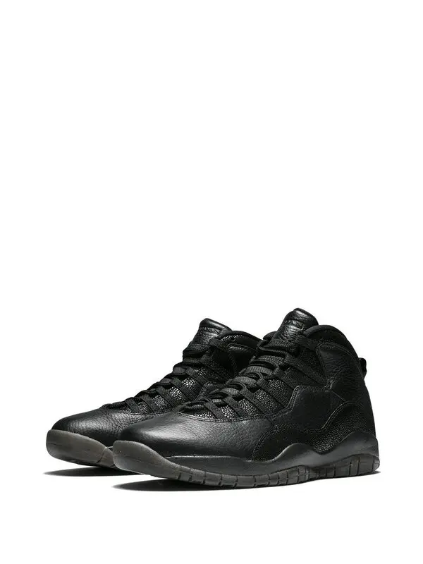 JORDAN Air Retro Ovo Metallic Gold Sneakers - Black