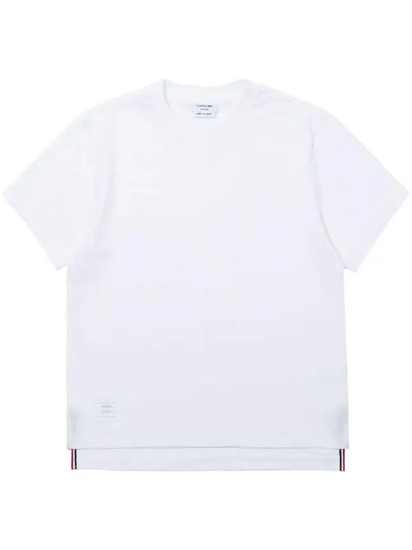 Thom Browne Side Slits T-shirt - White