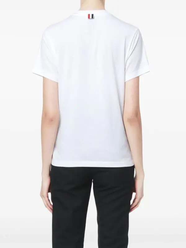 Thom Browne Side Slits T-shirt - White