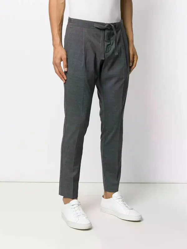 ENTRE AMIS Micro Pleats Tailored Trousers
