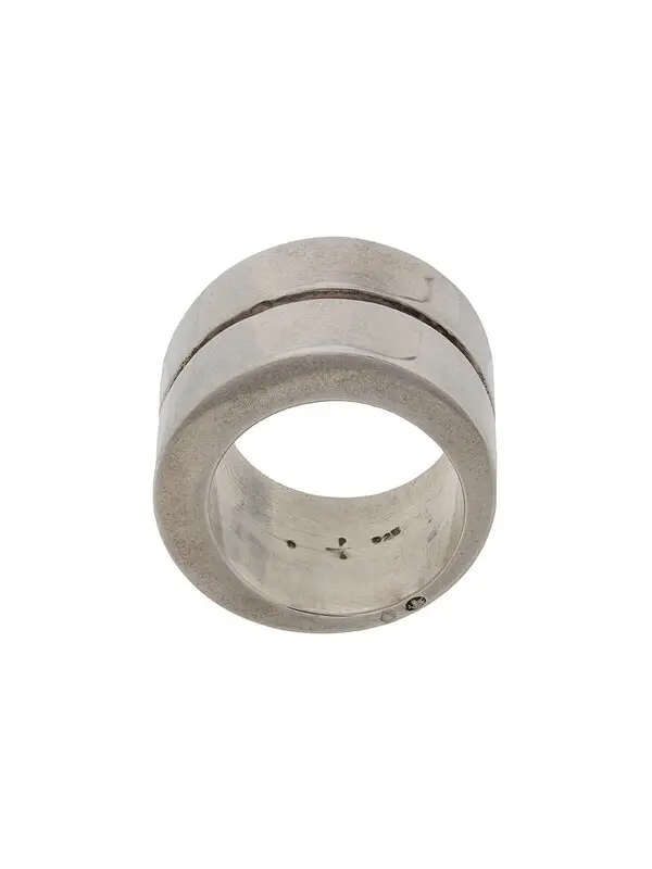 PARTS OF FOUR Crescent Crevice Ring - Silver