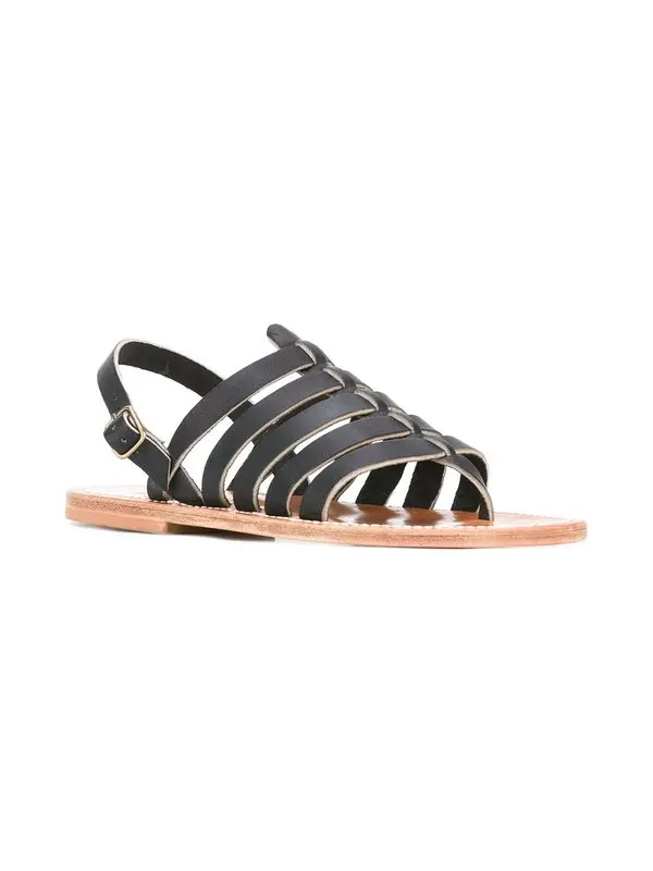 K.JACQUES Homer Strappy Sandals - Black