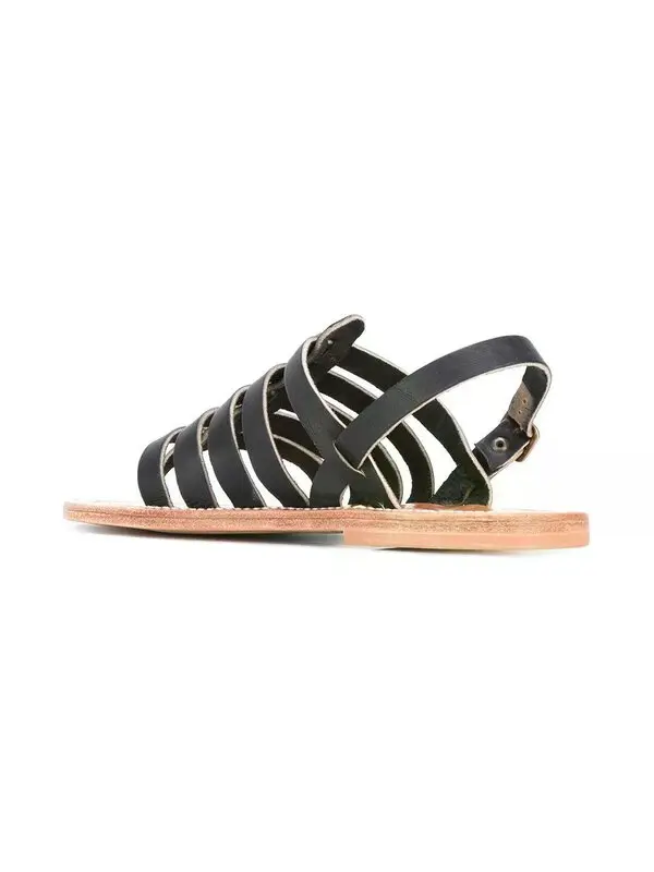 K.JACQUES Homer Strappy Sandals - Black