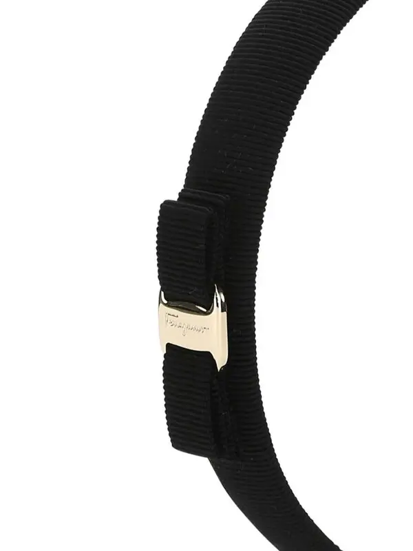 FERRAGAMO Vara Bow Headband - Black