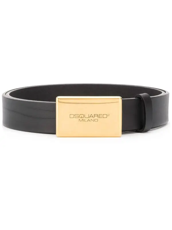 Dsquared2 Engraved Logo Buckle Belt