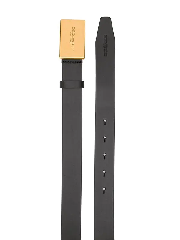 Dsquared2 Engraved Logo Buckle Belt