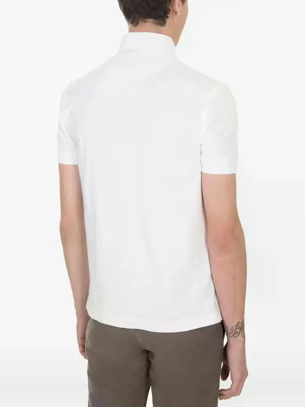 DELL'OGLIO Short-sleeve Polo Shirt - White