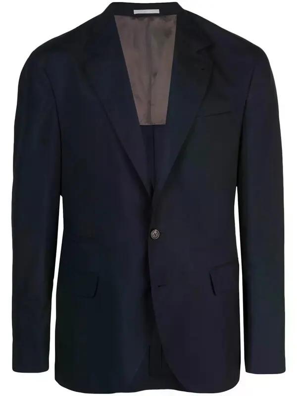 Brunello Cucinelli V-neck Suit Jacket