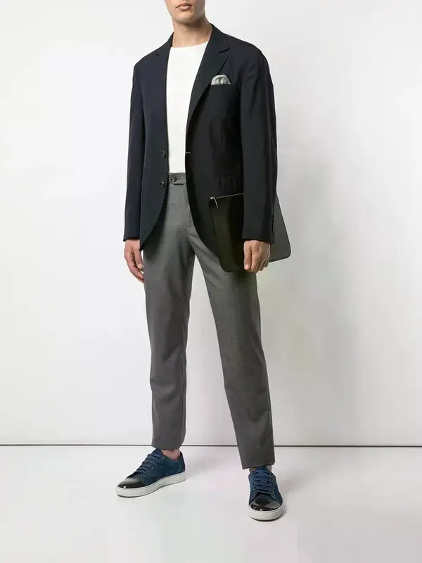 Brunello Cucinelli V-neck Suit Jacket