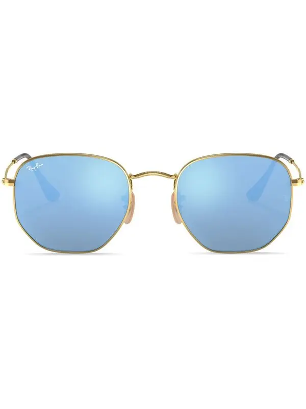 Ray-ban Hexagonal Sunglasses - Gold