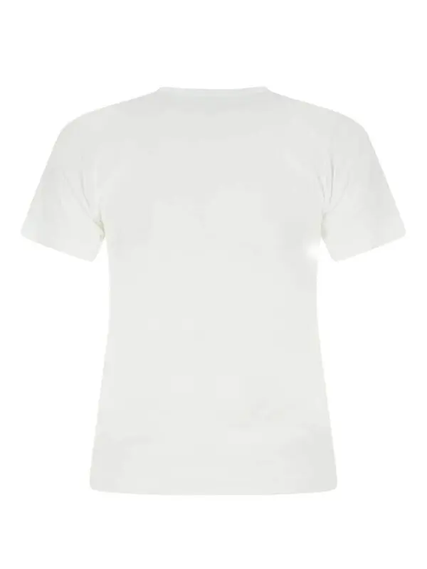 Play Comme Des Garcon Heart-print T-shirt - White