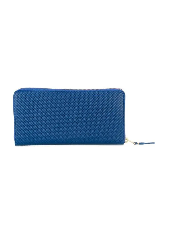 Comme Des Garçons Embossed Wallet - Blue