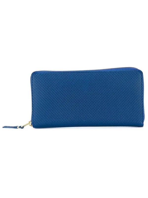 Comme Des Garçons Embossed Wallet - Blue