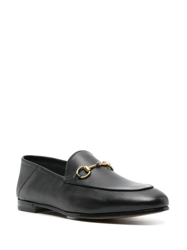 Gucci Horsebit Leather Loafers - Black