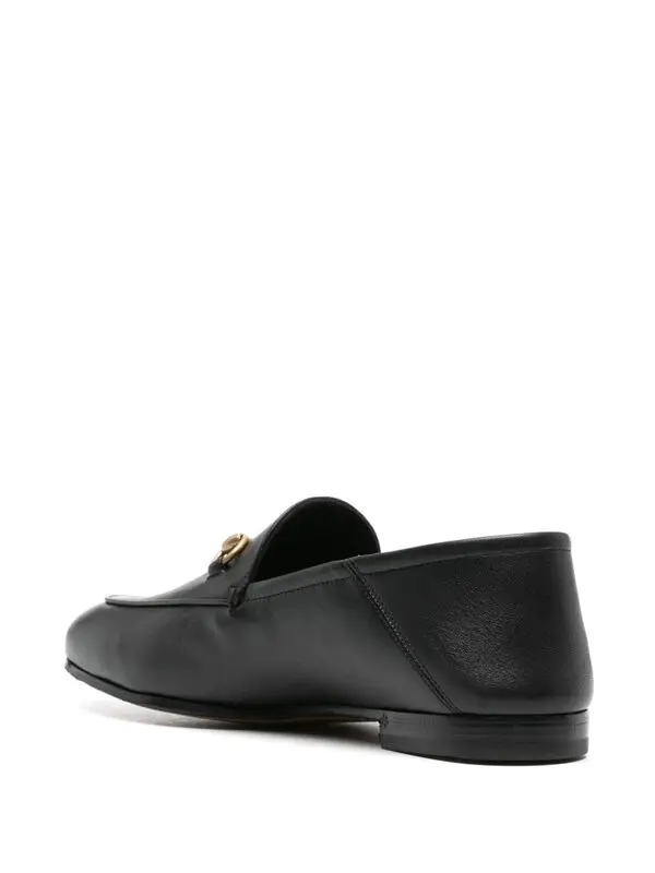 Gucci Horsebit Leather Loafers - Black
