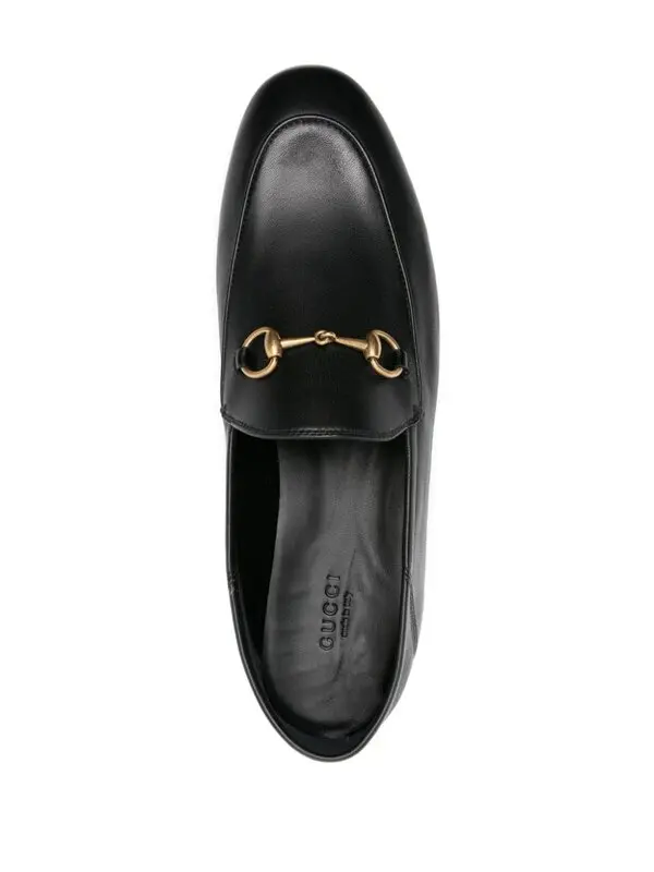 Gucci Horsebit Leather Loafers - Black