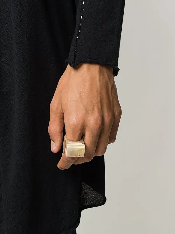 PARTS OF FOUR Cuboid Plate Ring