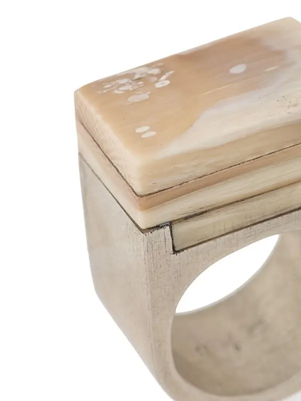 PARTS OF FOUR Cuboid Plate Ring