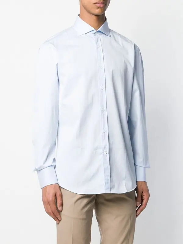Brunello Cucinelli Spread Collar Shirt