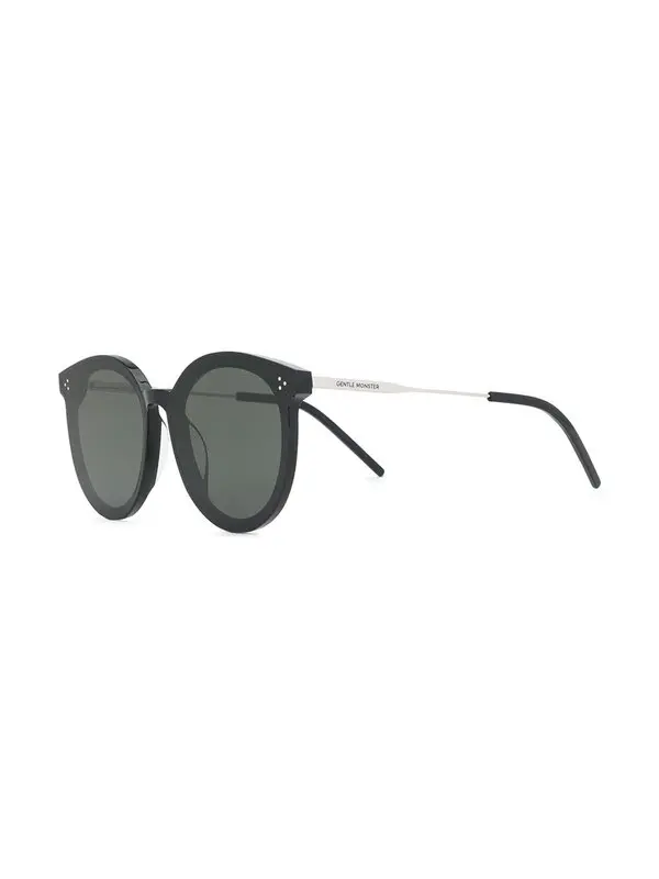 Gentle Monster Jack Hi 01 Round-Frame Sunglasses - Black  display picture 2