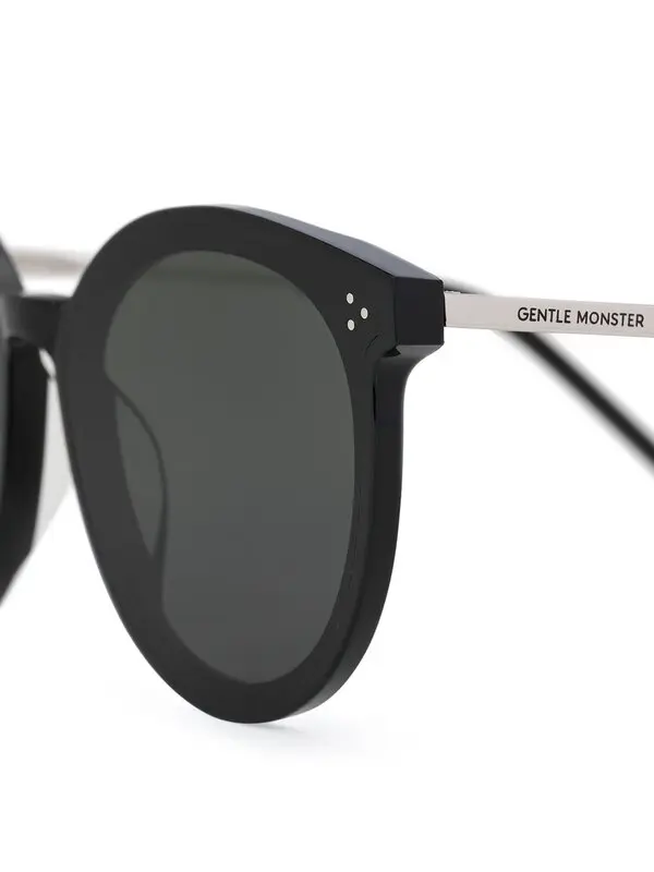 Gentle Monster Jack Hi round-frame sunglasses 9687 Jack Hi 01 BLACK | main image 4