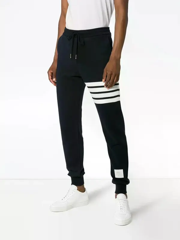 Thom Browne Classic Loopback 4-bar Track Pants - Blue