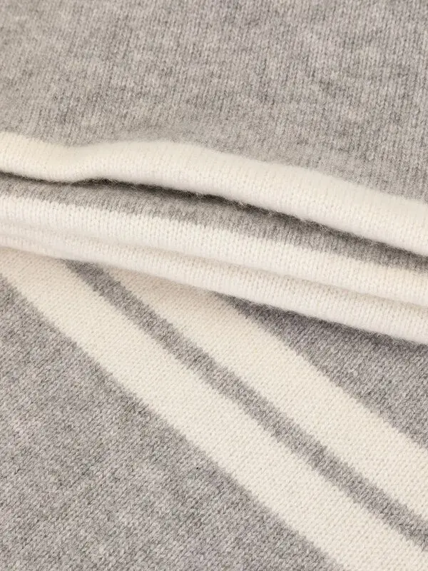 JAMES PERSE Cashmere Oversized Striped Scarf