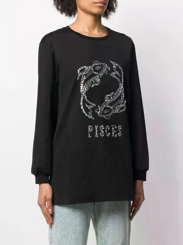 Alberta Ferretti Long-sleeve Pisces T-shirt