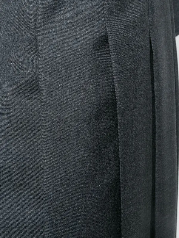 Thom Browne Classic-rise Pleated Skirt - Grey