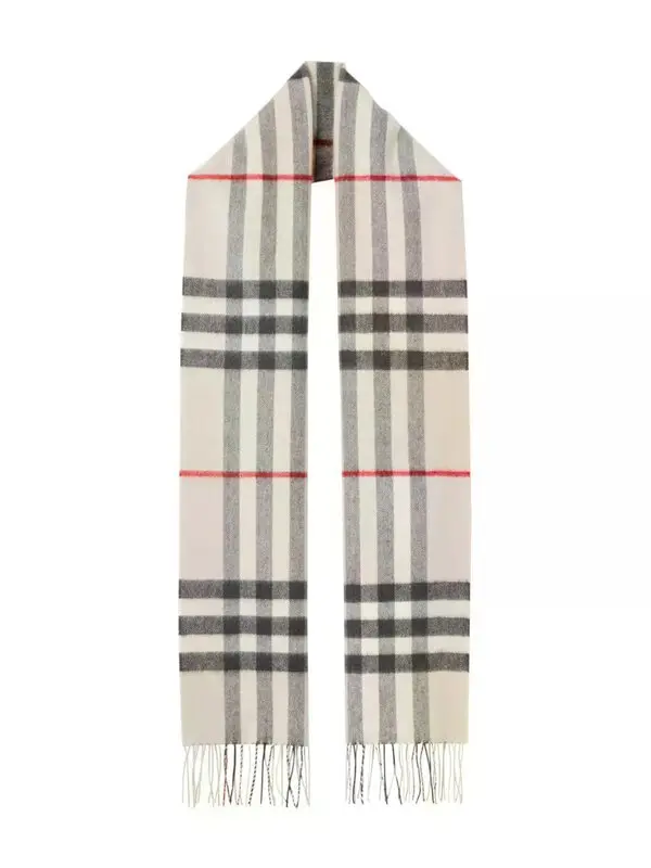 Burberry The Classic Check Cashmere Scarf - Neutrals