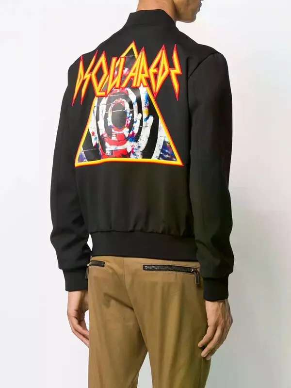 Dsquared2 Art Print Bomber Jacket