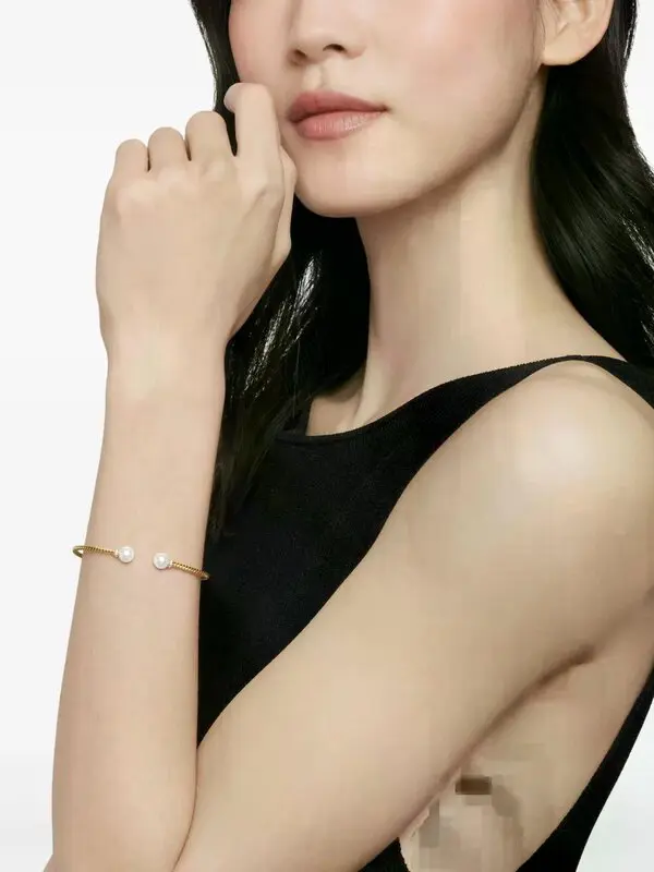 David Yurman 18kt Yellow Cablespira Diamond Bracelet - Gold